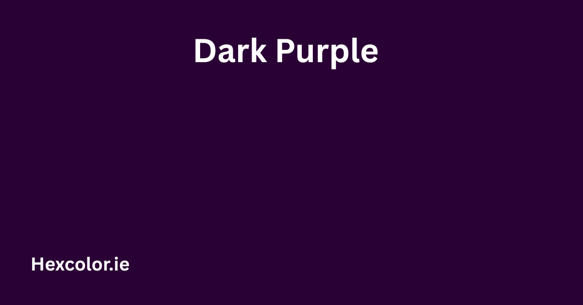 Very Dark Purple Color – Full Guide with Shades, Tints & Mix